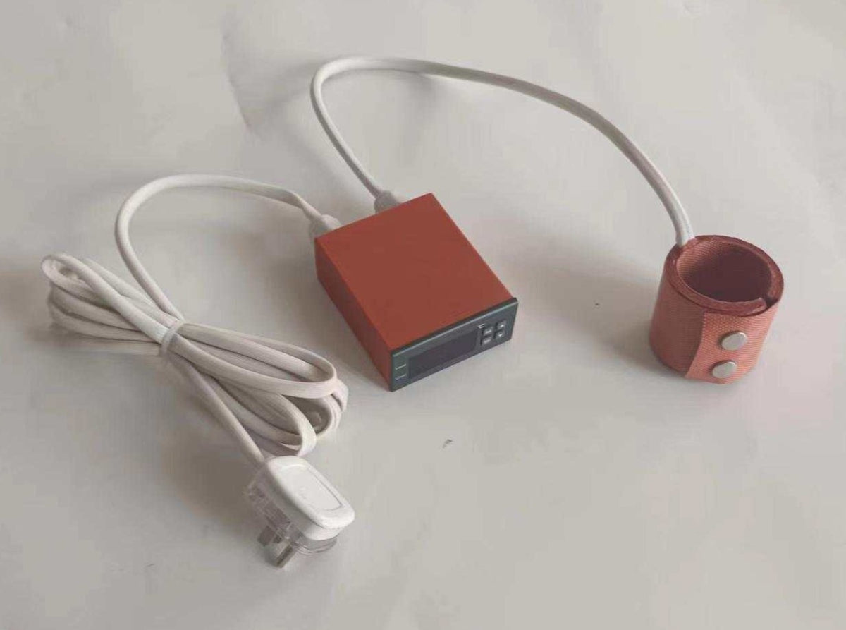 Heater Band and Temperature Controller for Pellet Pressing up to 200°C ...